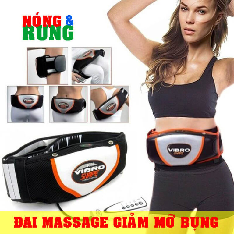 Máy Massage Bụng Vibro Shape - Đai Massage Giảm Mỡ Bụng Rung Nóng Hiệu ...